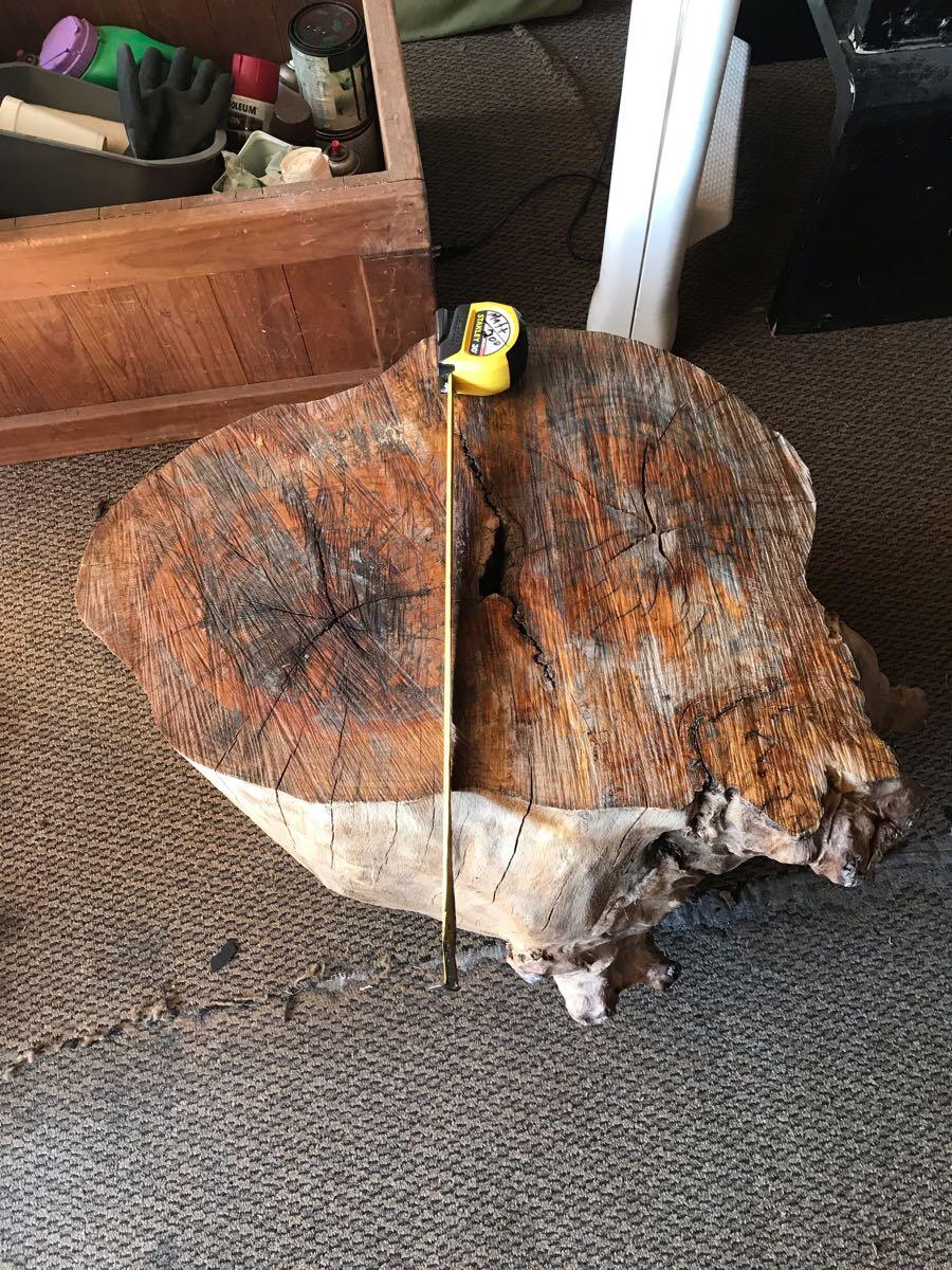 Massive live edge tree stump -smooth & debarked for $50 in Sugar Land ...