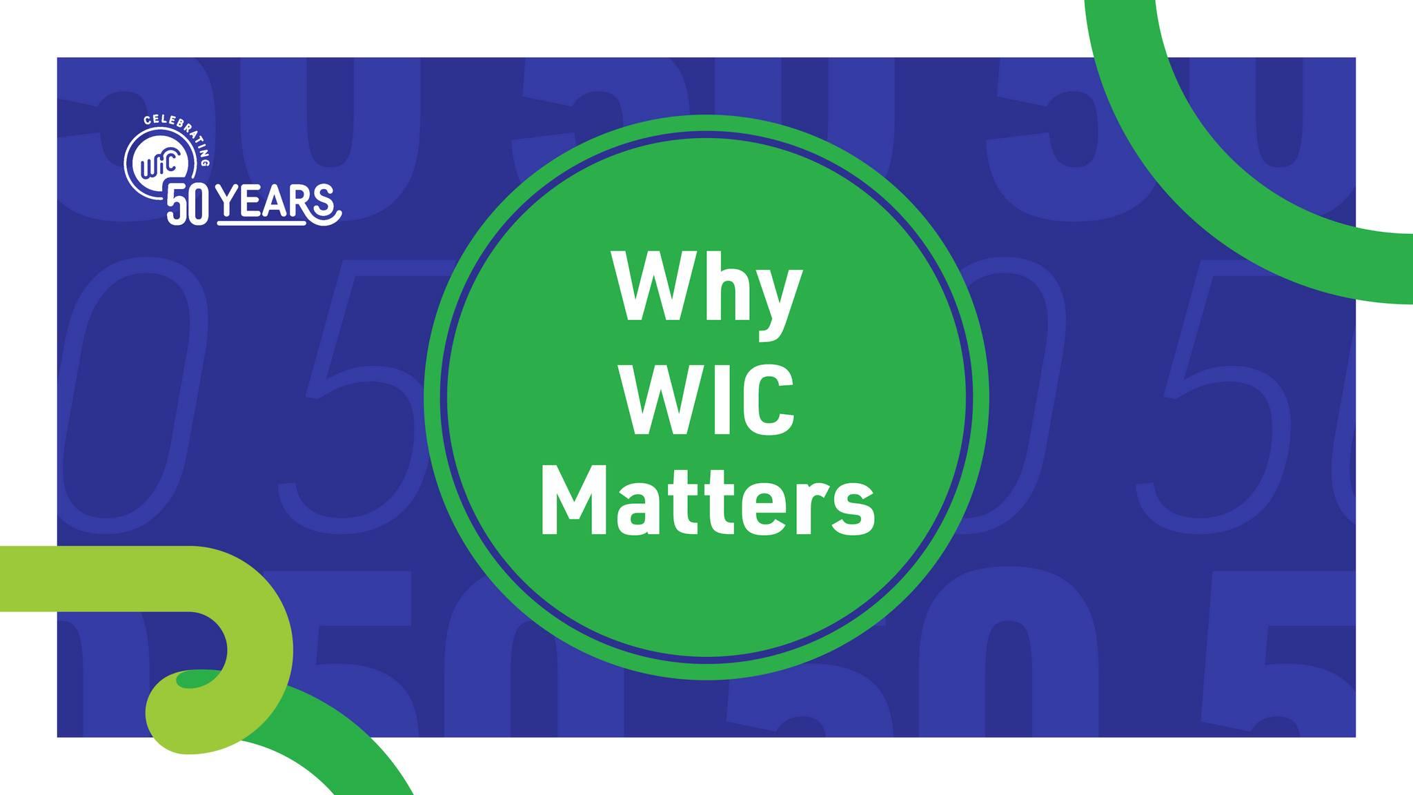 WIC is important because it meets families where they are, filling gaps ...