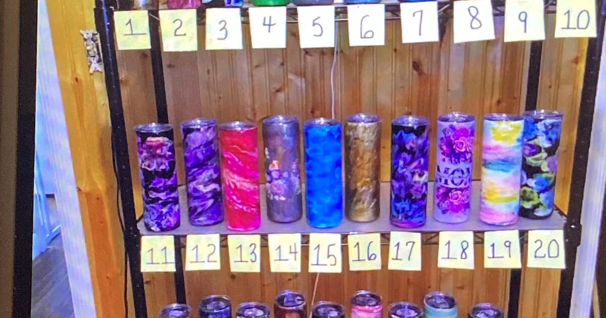 Tumblers, Cups, t-shirts, Vases, Candy dishes, Baseball caps for ...