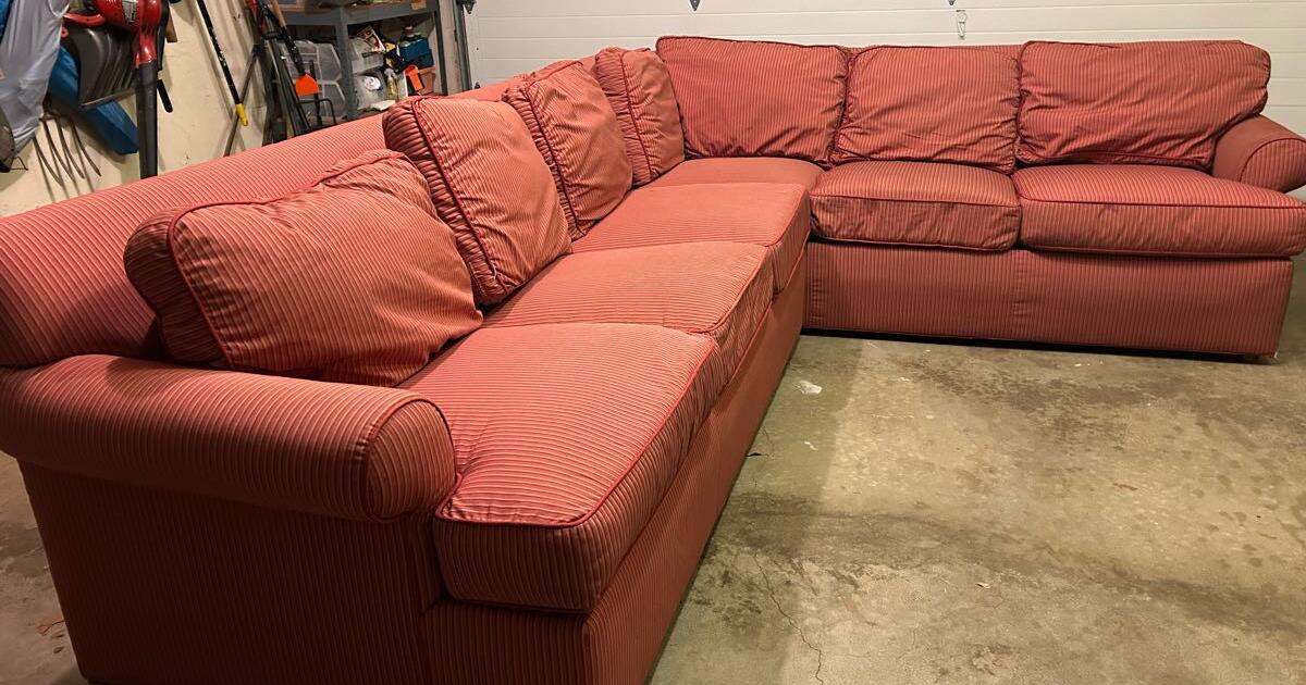 Free Ethan Allen Red Sectional Sofa for Free in Vienna, VA | For Sale ...
