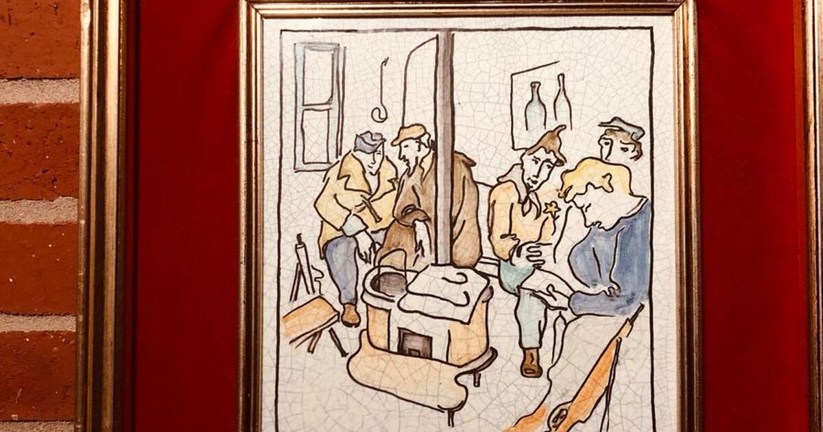 Framed original Artwork with Red velvet Mat for $400 in Austin, TX ...