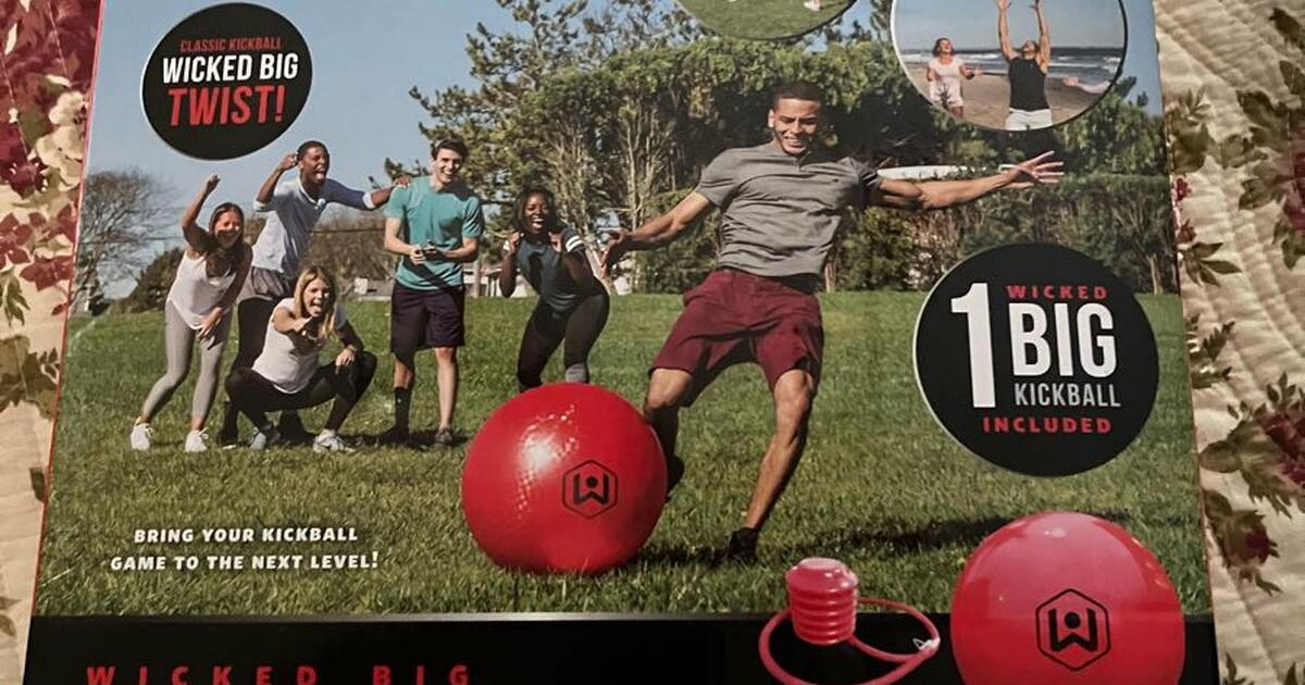 Kickball set with pump and bases ( new in unopened box)! for $25 in ...
