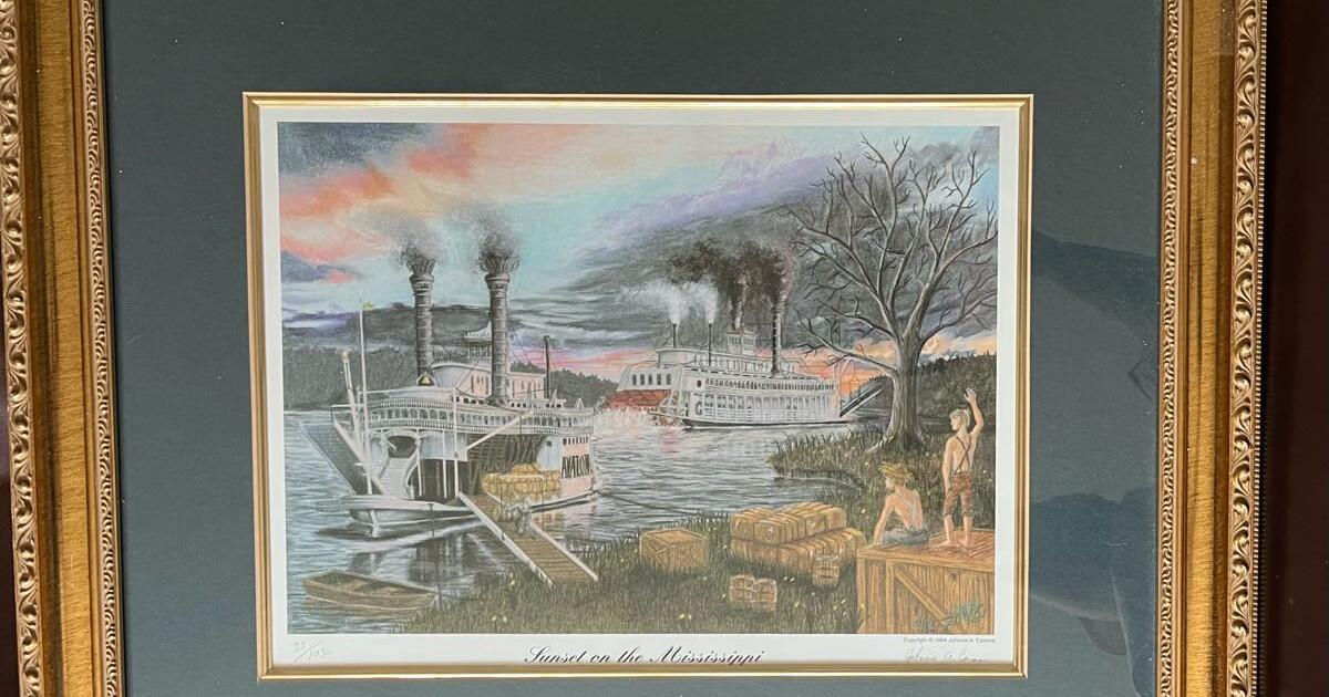 Framed print by Louisiana Artist for $90 in Baton Rouge, LA | For Sale ...