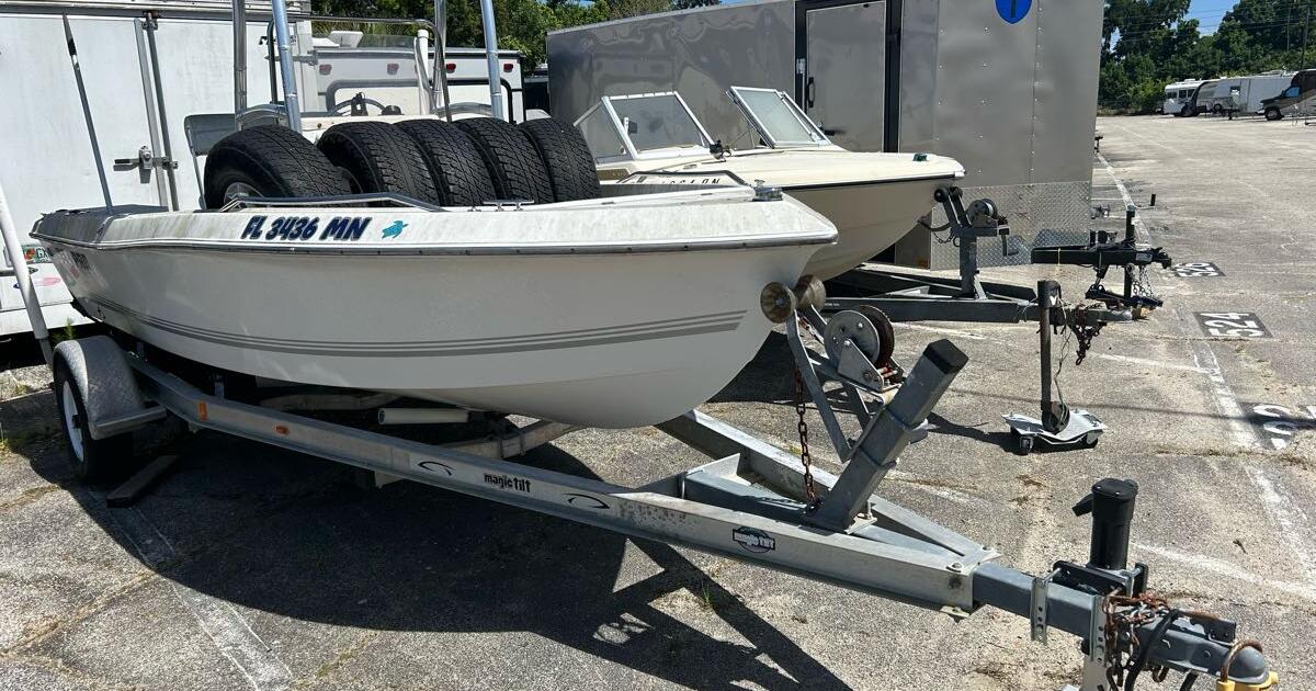 2003 Sea Pro 170cc on a Majic Tilt Boat Trailer for $5000 in Ormond ...