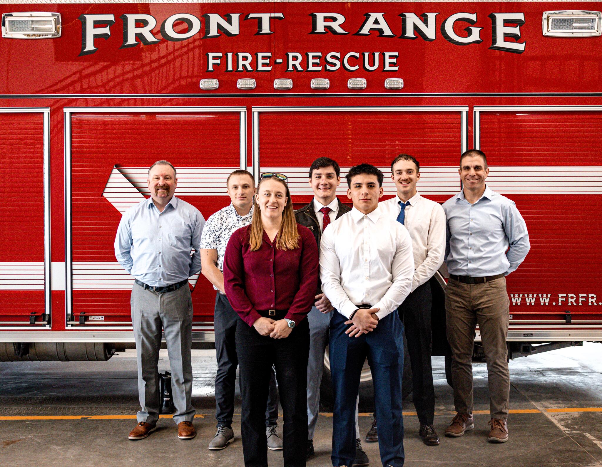 We welcomed seven new recruits into the Front Range Fire Rescue family ...