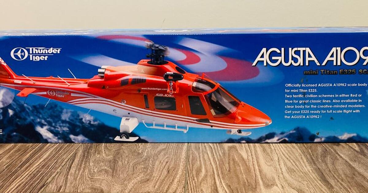 Thunder Tiger Agusta A109 K2 Scale Mini Titan E325 Helicopter for $230 ...