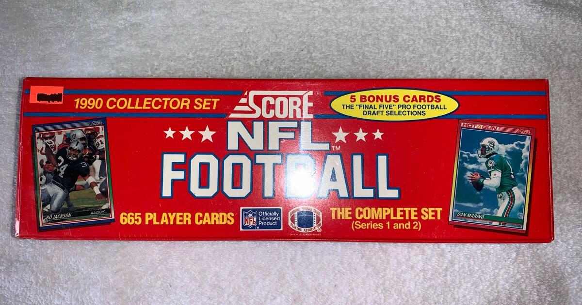 Score Football 1990 Complete Set (Series 1 & 2) Collectors Set for $1 ...