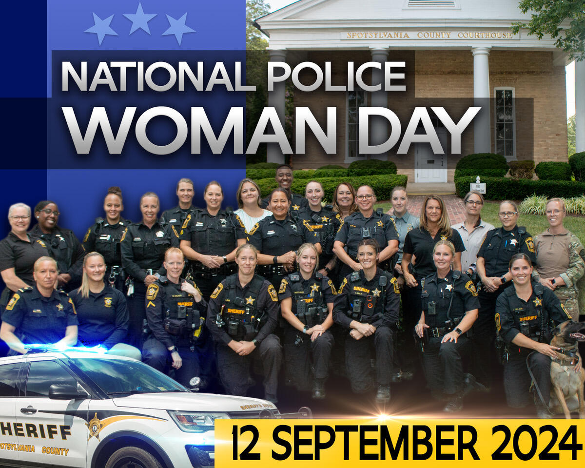👮‍♀️ Celebrating National Police Woman Day! (Spotsylvania Sheriff's ...