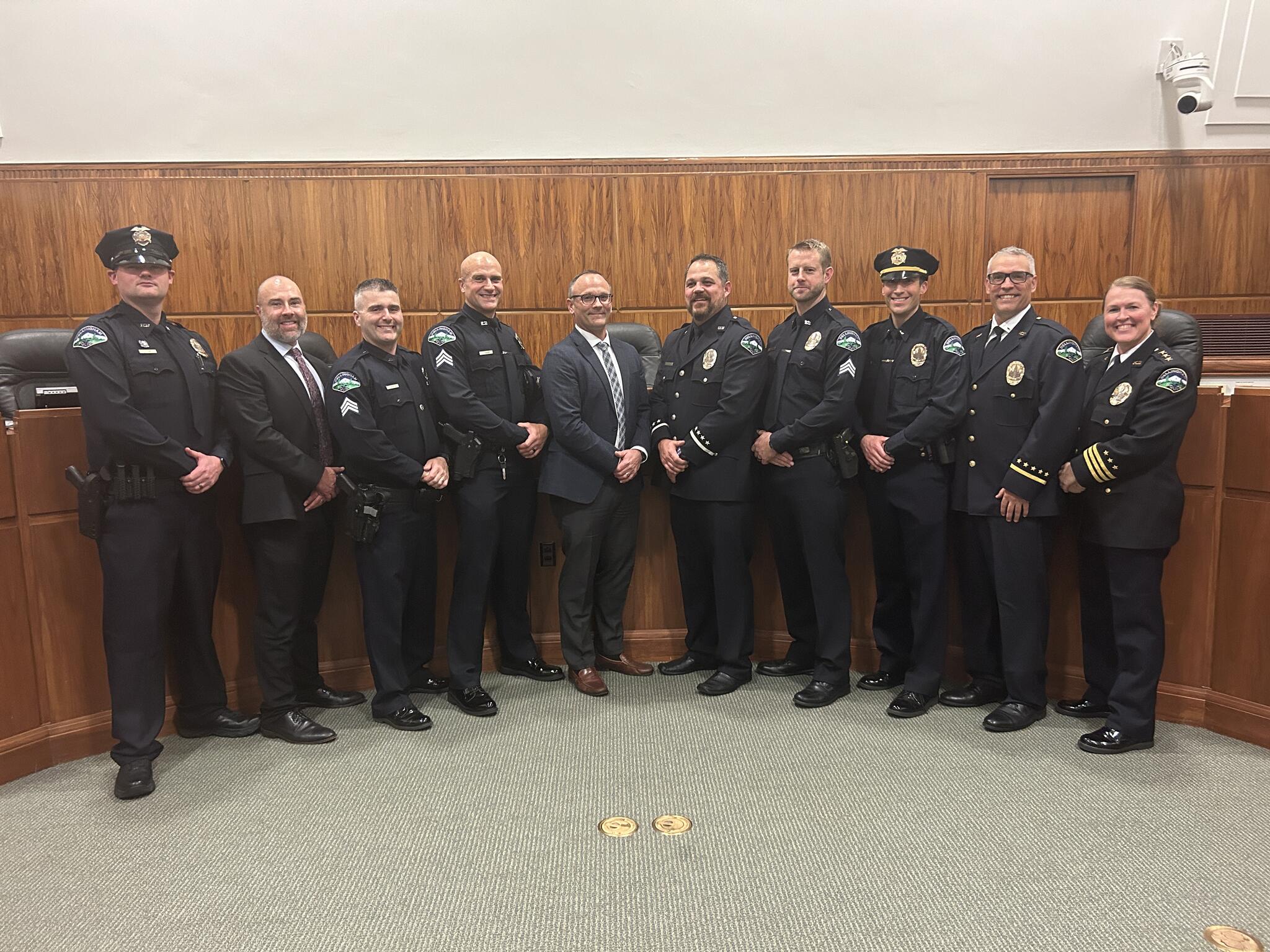 Today we celebrate the promotions of nine dedicated, well-respected ...