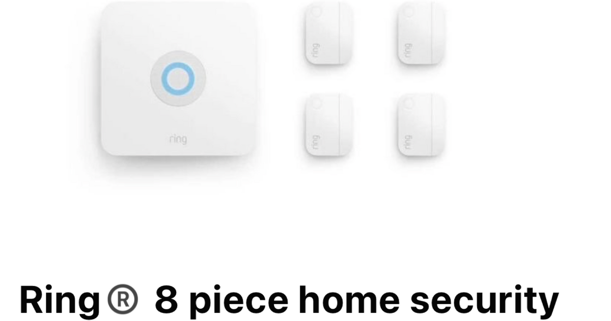 8 piece Ring Home Security System for $160 in Rochester, NY | For Sale ...