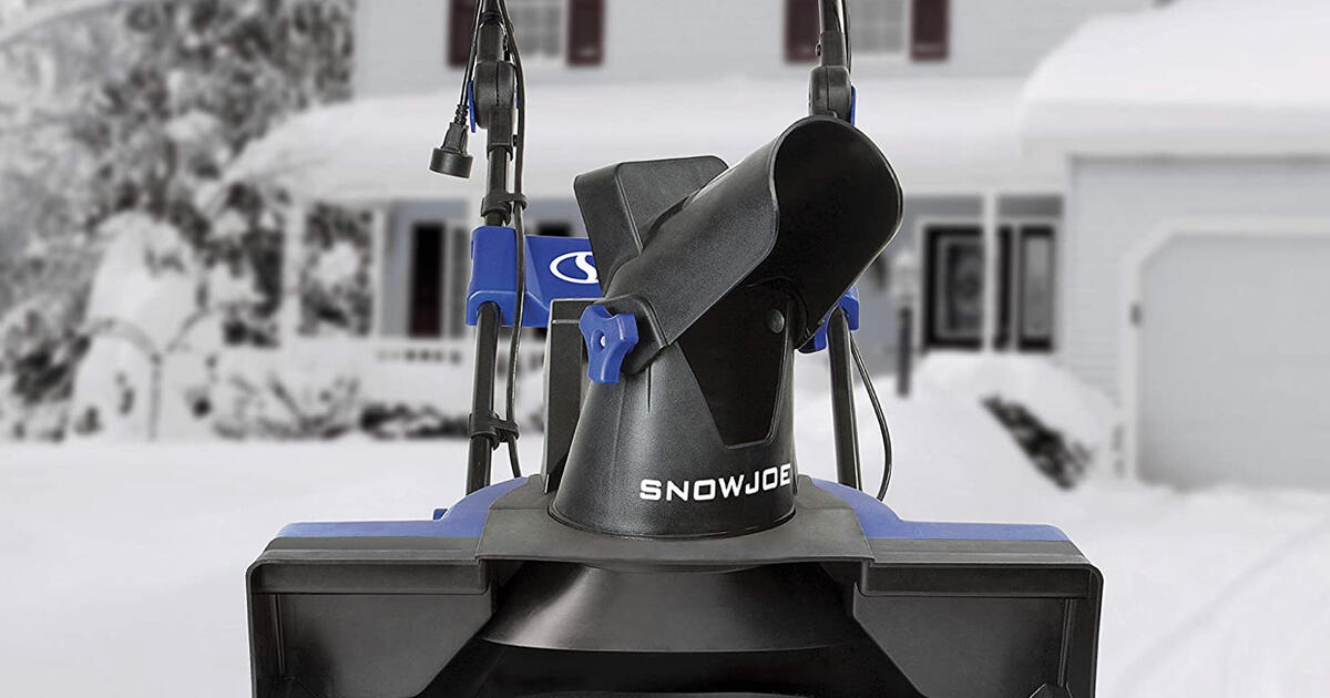 Snow Joe Electric Single Stage Snow Thrower | 21-Inch | 15 Amp Motor ...