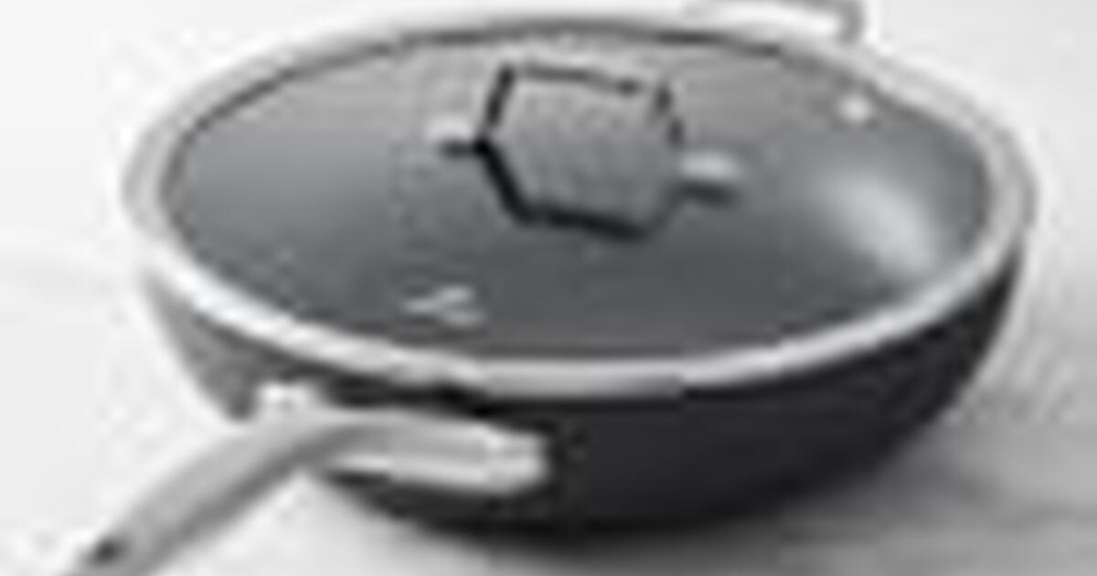 Calphalon Premier Hard-Anodized Nonstick Cookware, 13-Inch Deep Skillet ...