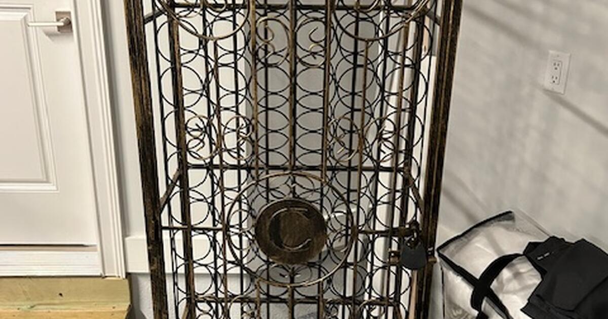 Decorative Metal Wine Rack for $70 in Hilton Head Island, SC | For Sale ...