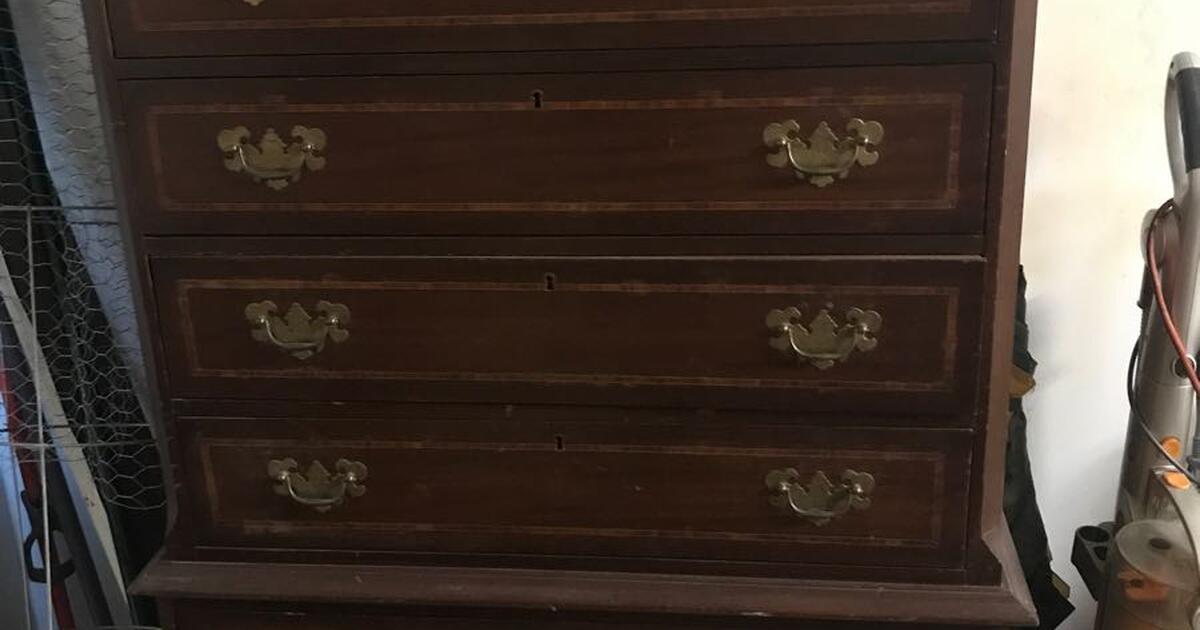 White Furniture Co Highboy solid wood chest of drawers for $175 in ...