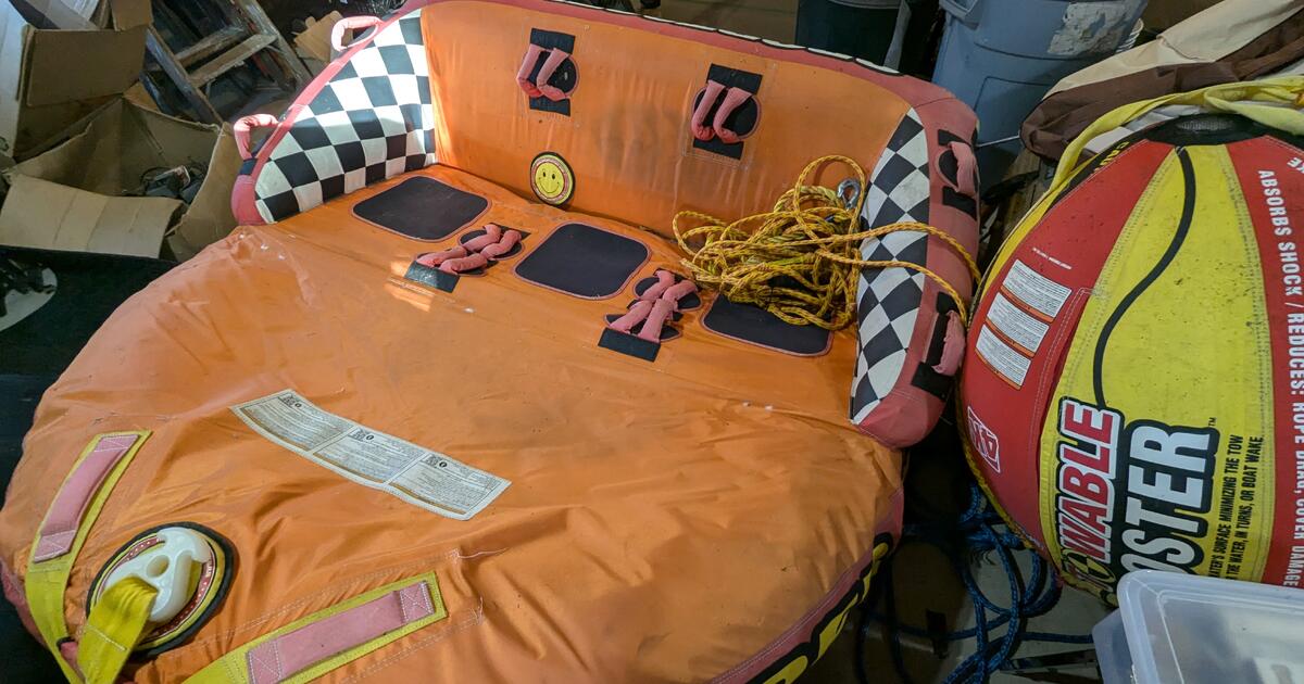 Inflatable Water Tube - Super Mable 3-person for $50 in Concord, MA ...