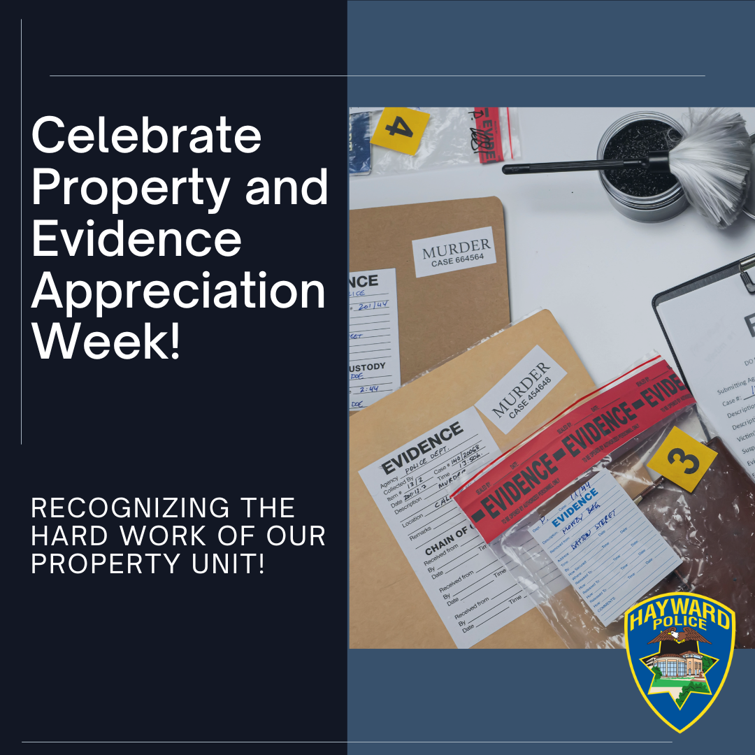 This week marks a special occasion – it's Property and Evidence ...