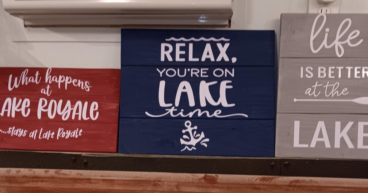 Handcrafted Wooden Signs by Davis Lakeside Designs Your Choice $22 each ...