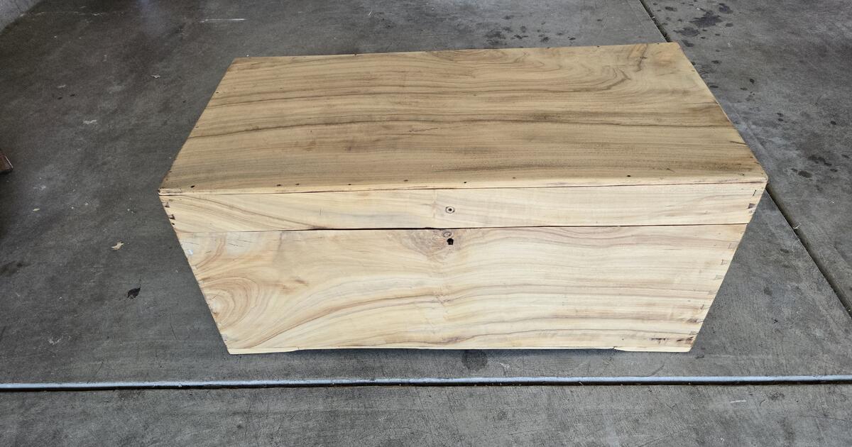 Gorgeous Wooden Storage Chest / Trunk Unfinished for $300 in Napa, CA ...