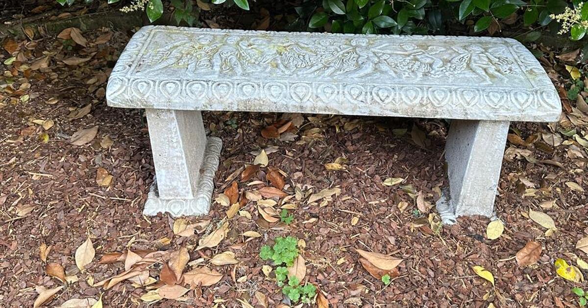 Yard bench. Concrete for Free in Savannah, GA | For Sale & Free — Nextdoor