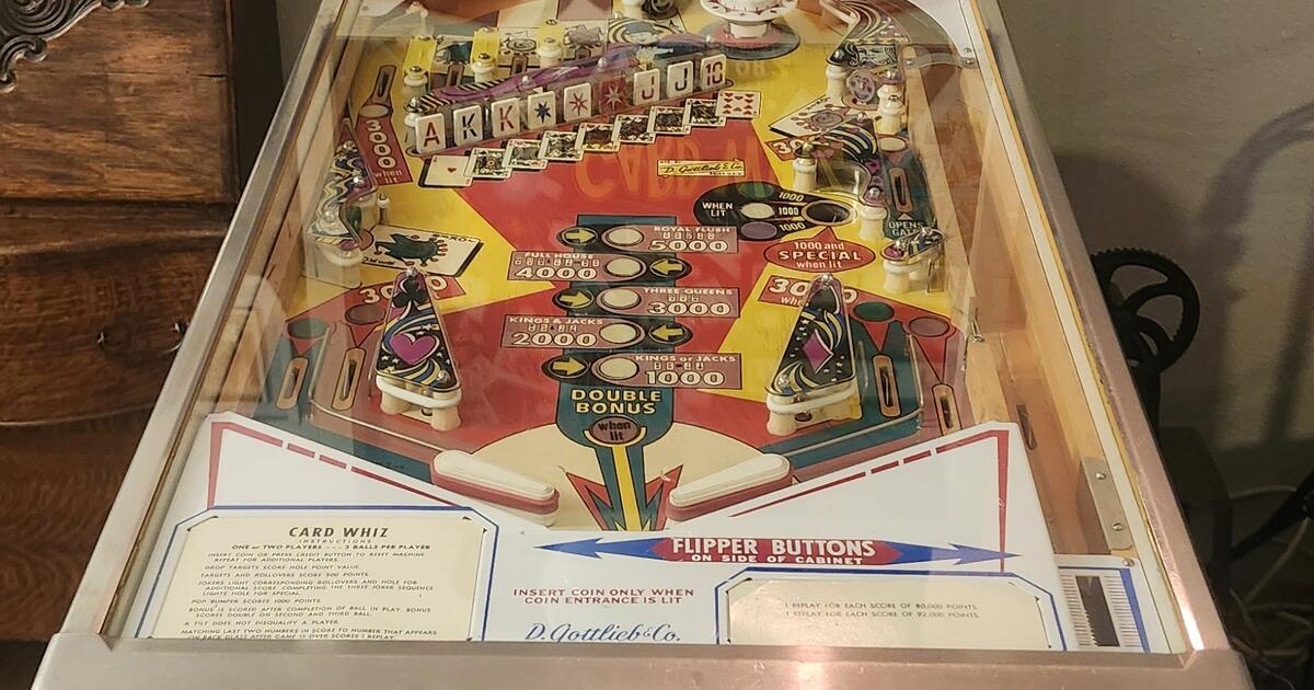 Gottlieb's Card Whiz Pinball Machine for $1100 in Rio Rancho, NM | For ...
