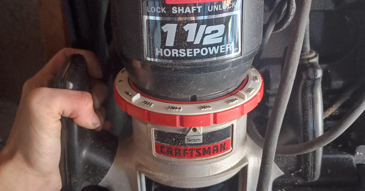 Craftsman 1 1/2 HP Router for $30 in Jacksonville, FL | For Sale & Free ...