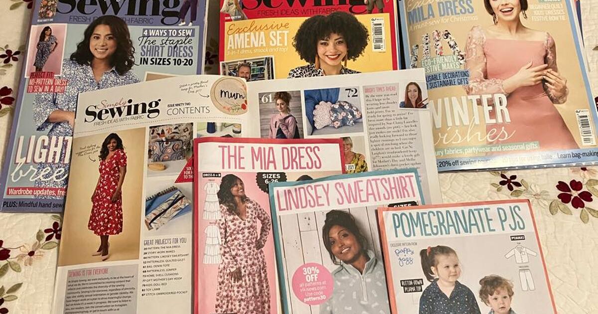 Simply Sewing Magazines 15 mags 35 Patterns Embroidery Quilt Craft for ...