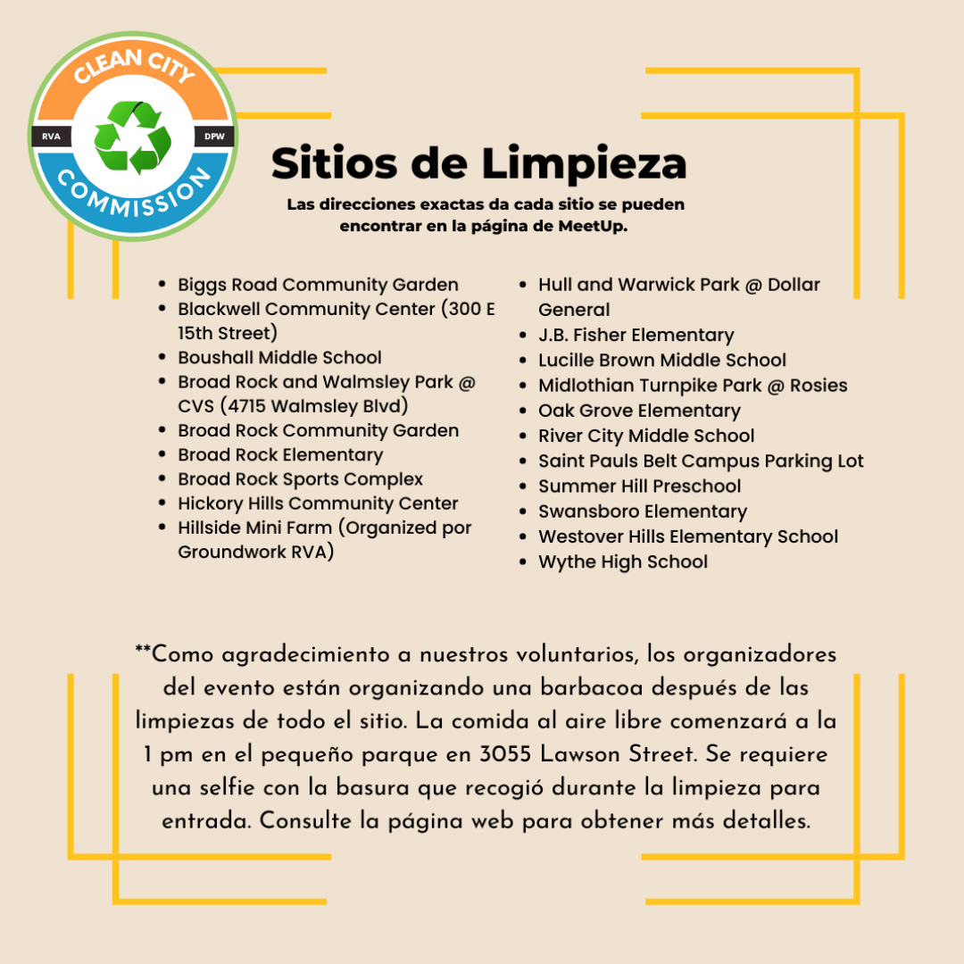 Celebrating Earth Day with community clean-ups. (City of Richmond ...