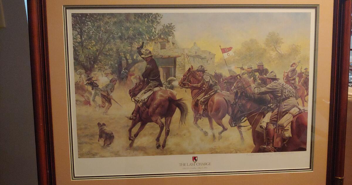 "The Last Charge" military litho print by Don Stivers #207/500-1600 ...