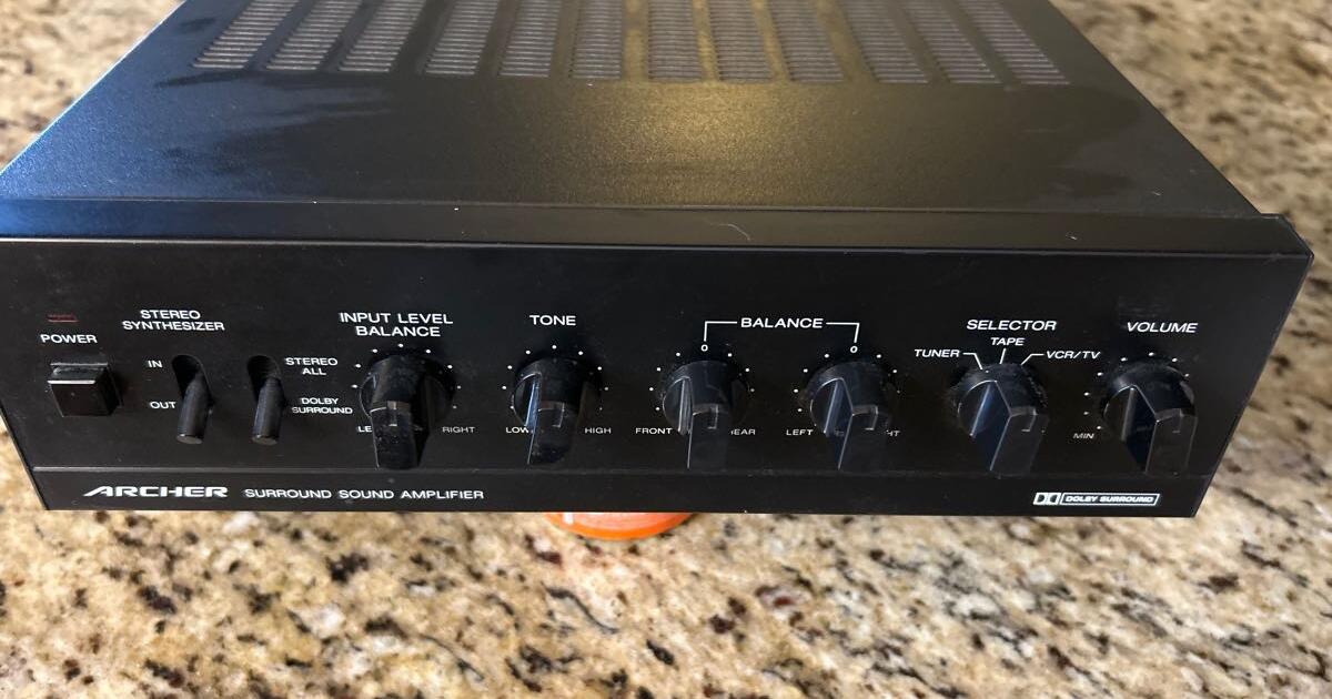 Archer surround sound amplifier for $11 in San Antonio, TX | For Sale ...
