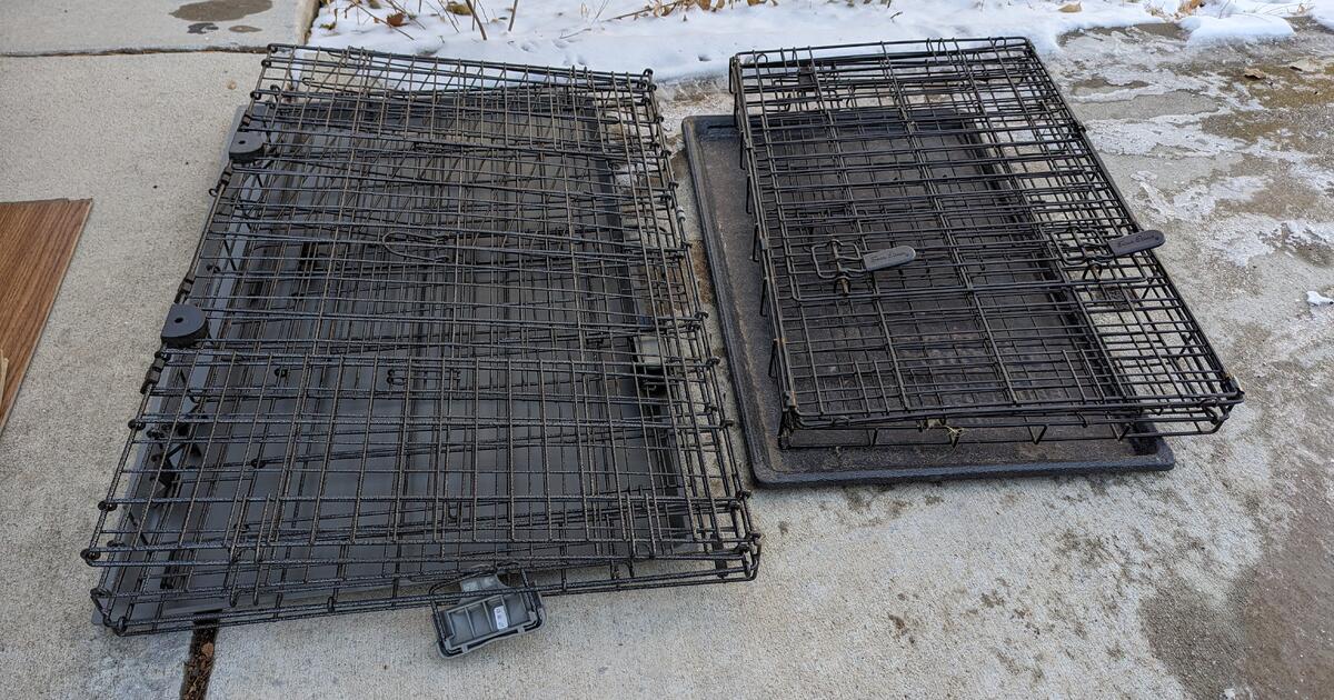 Small-Medium & Small-Extra Small Metal Wire Dog Crates for Free in ...