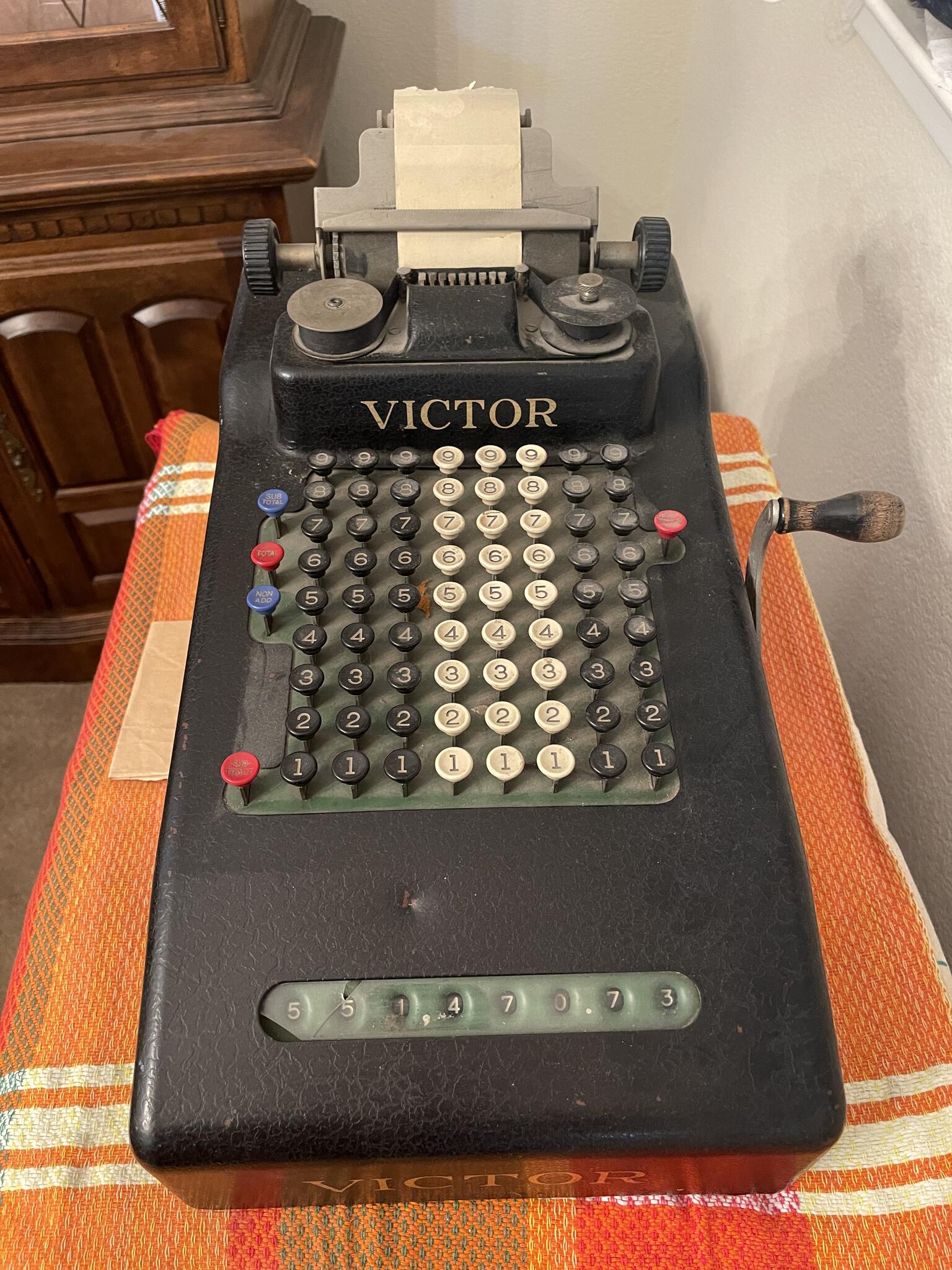 Antique Victor Comptometer machine for $30 in Morgan Hill, CA | For ...