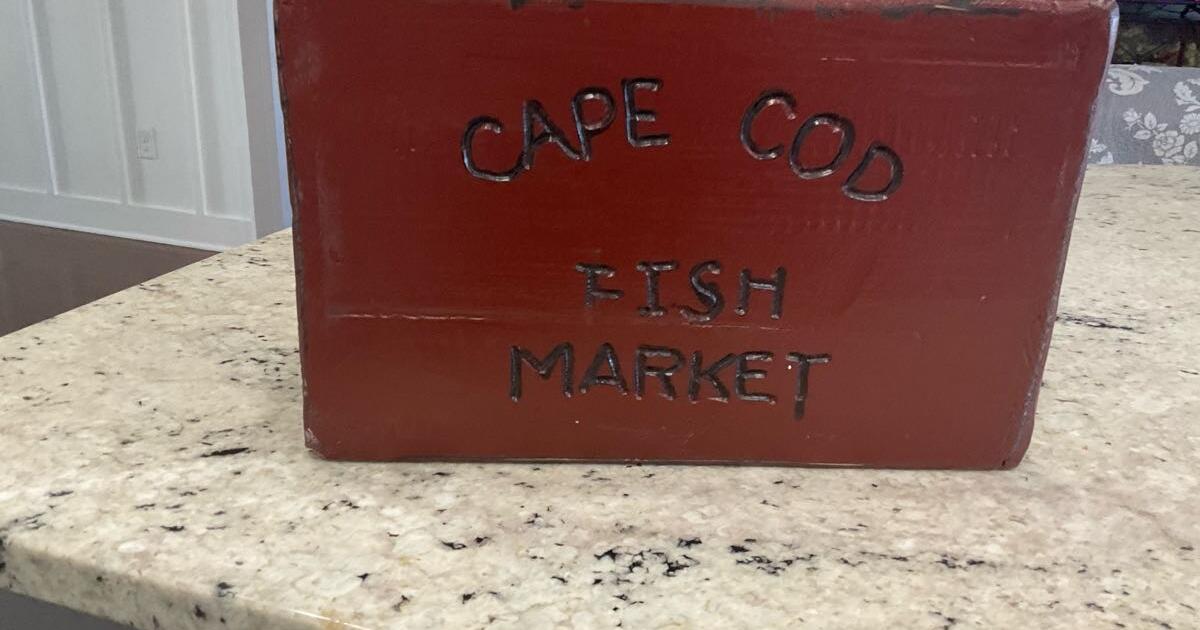 Vintage Cape Cod Fish Market Box for $20 in Southport, NC | For Sale ...