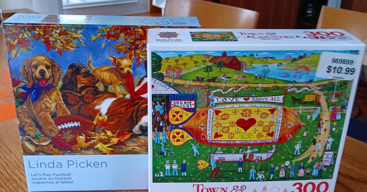 2 Large PC. Puzzles, 1-550 PC, 1 300 PC. for Free in Affton, MO | For ...