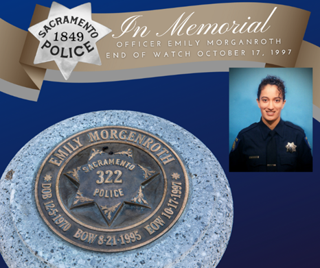 26 years ago today, Officer Emily Morgenroth lost her life in the line ...