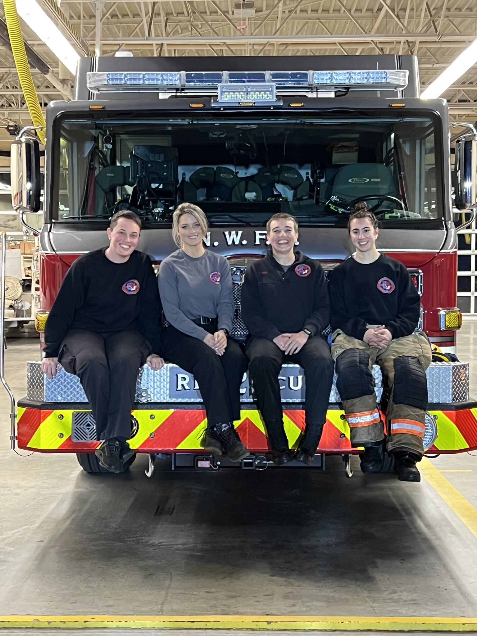 Celebrating #internationalwomensday with four #Firefighters who are ...