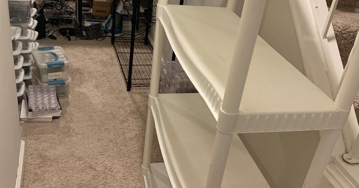 Free White Plastic Shelving Unit for Free in Arlington, VA | For Sale ...