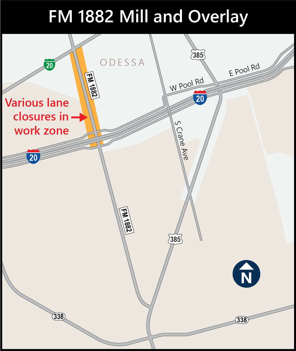 Construction Crews will be placing the final paving surface on FM 1882 ...