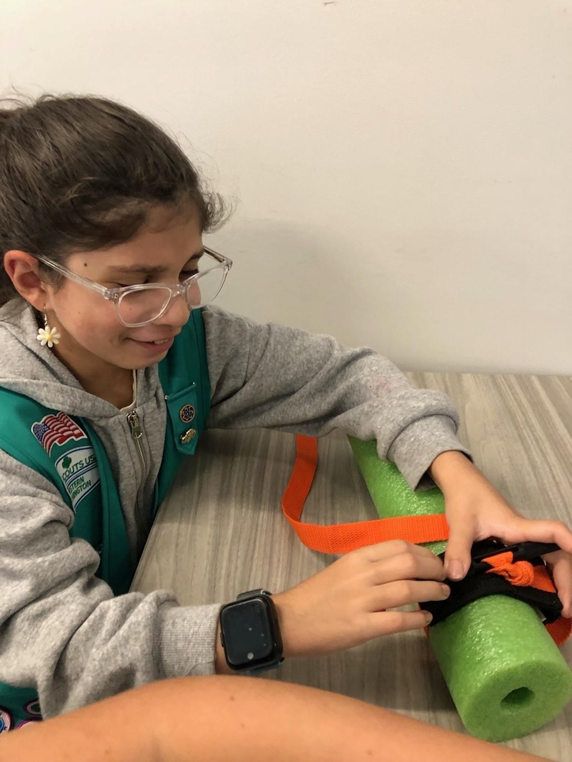 These young Girl Scouts recently completed CPR and First Aid training, learning life-saving ...