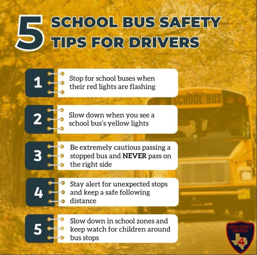 NATIONAL SCHOOL BUS SAFETY WEEK (Harris County Constable Precinct 4 ...