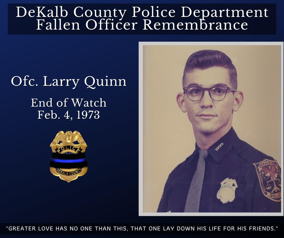 On this day, we remember Officer Larry Quinn who was killed after being ...
