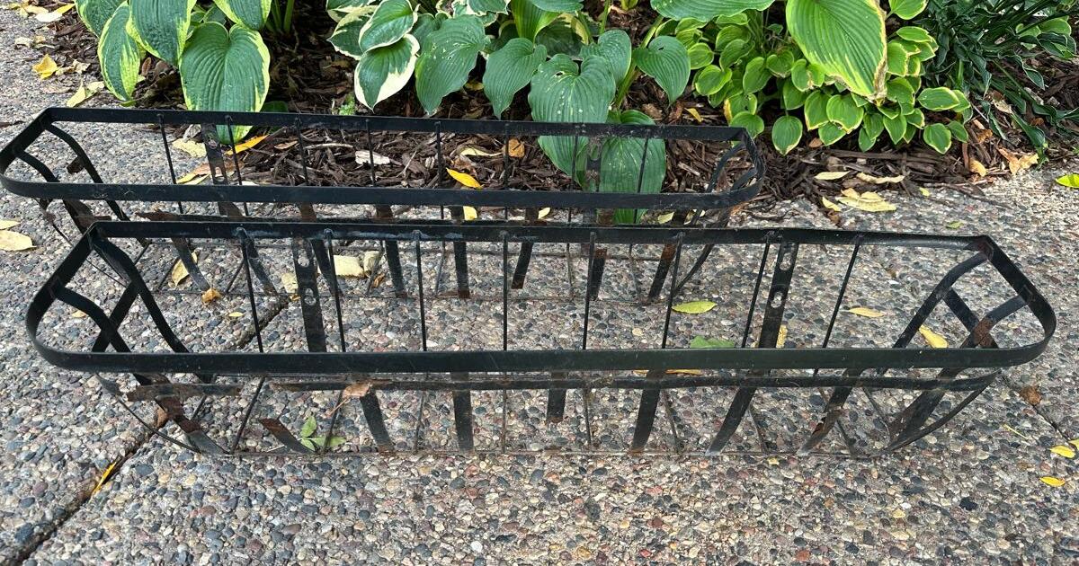 Vintage Metal Window Boxes 3’ for Free in St. Louis Park, MN | For Sale ...
