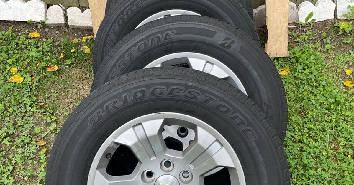 Set of 4 Bridgestone Tires with Rims for $800 in Richmond, VA | For ...