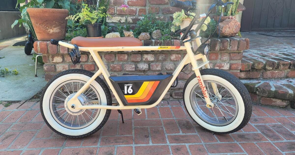 Electric Bike- Razor Rambler 16 Bike. Excellent Condition for $399 in ...