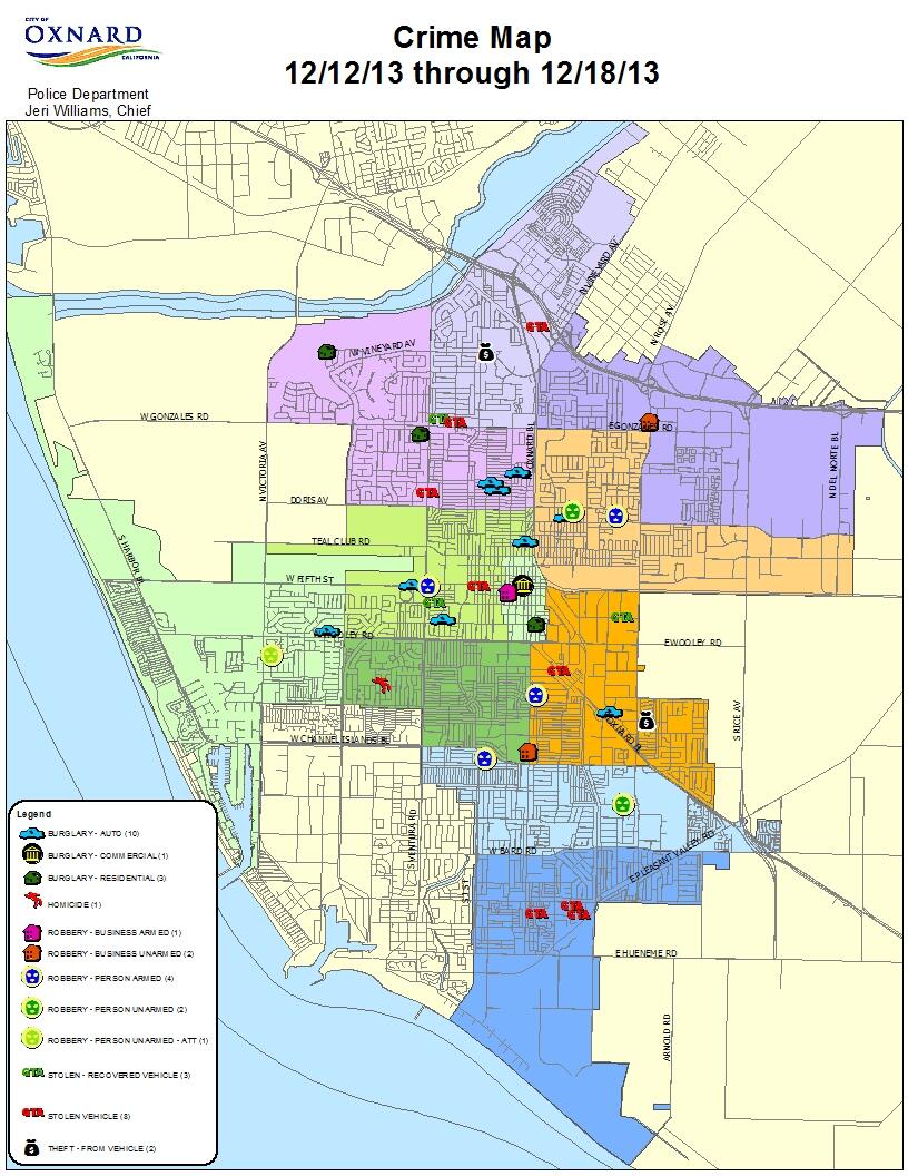Crime Map (Oxnard Police Department) — Nextdoor — Nextdoor