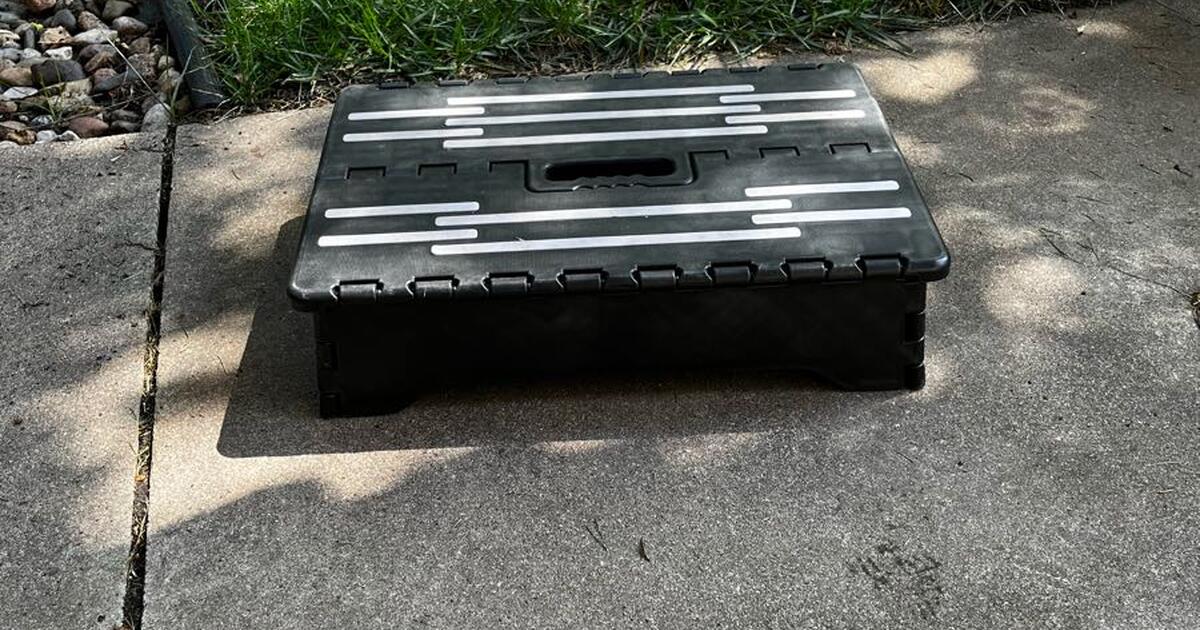 Folding step 4 inch high for $5 in Ankeny, IA | For Sale & Free — Nextdoor