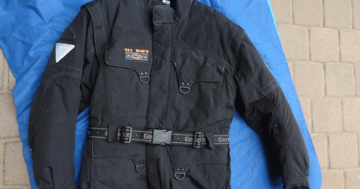 Men’s Hein Gericke Hi Dry padded Motorcycle jacket size S scotchlite 3m ...