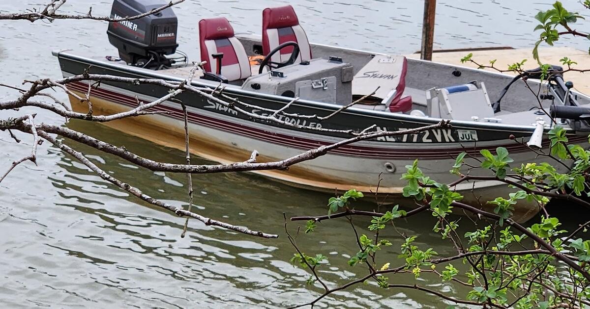 90's sylvan sea troller deep vee aluminum boat with 50 Hp. deep and ...