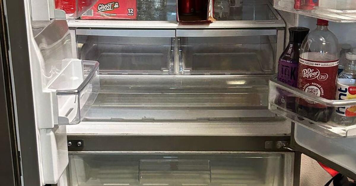 Stainless Steel Refrigerator/For Scrap or you fix. for Free in Highland ...