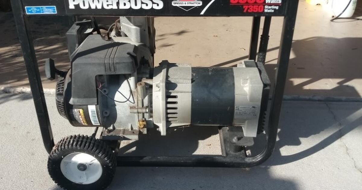 Briggs & Stratton Powerboss Gas Generator for $250 in North Fort Myers ...