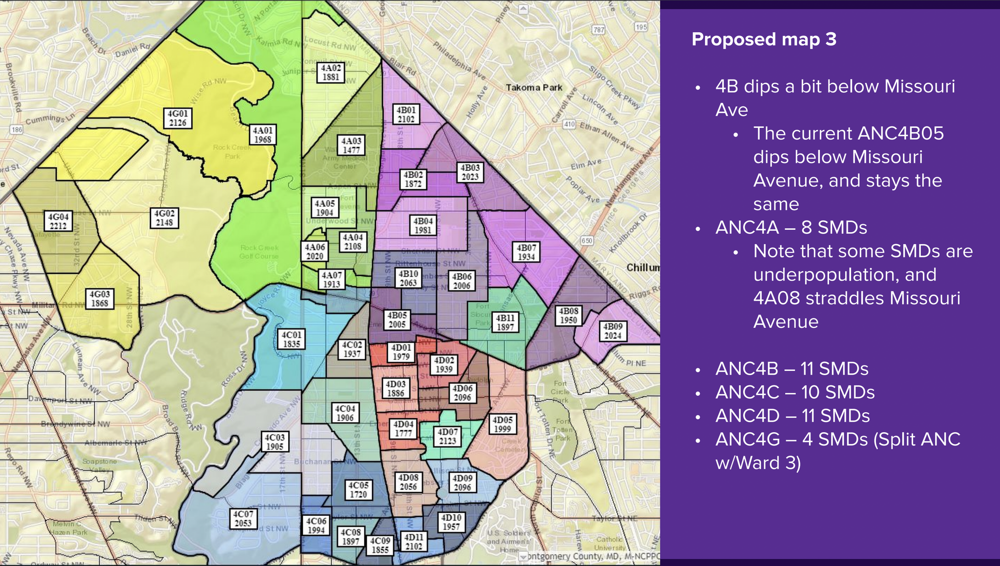 Redistricting Ward 4's ANC/SMD Boundaries! (Council of the District of ...